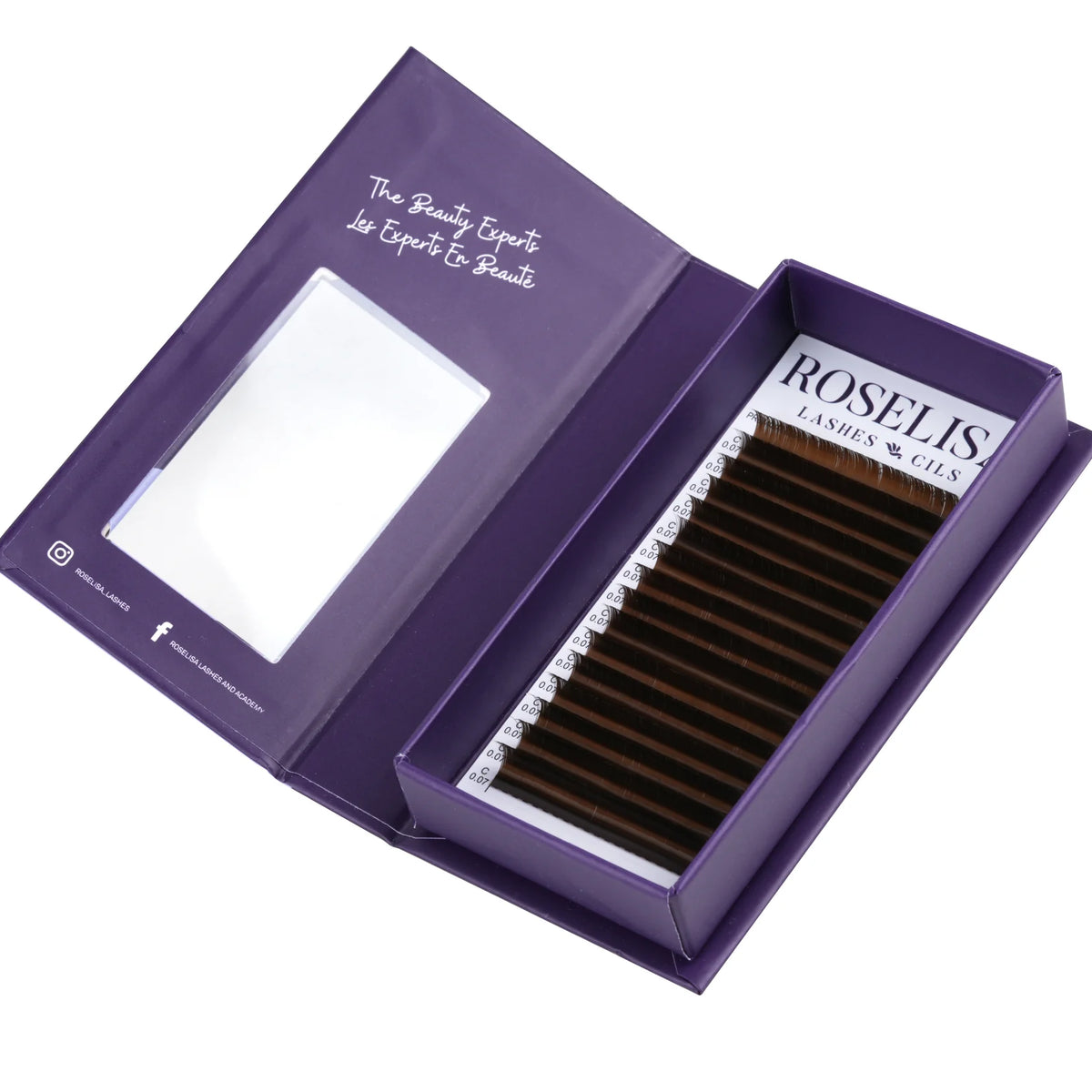 Roselisa - Volume Lash Extensions C-Curl Brown 0.07 x 13mm – Nove Salon ...