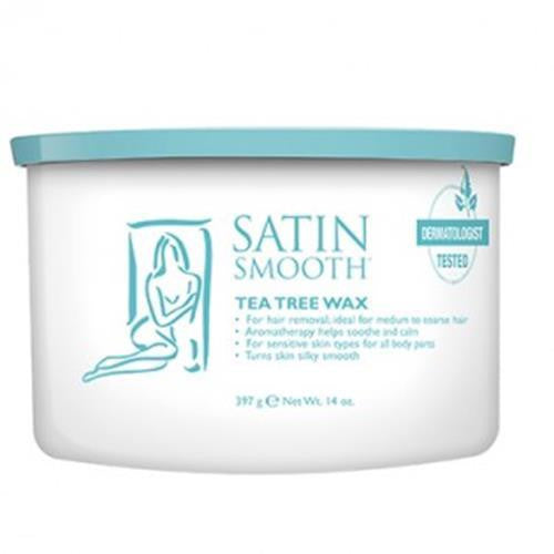 Satin Smooth - Soft Wax Tea Tree - 14oz – Nove Salon & Esthetics ...